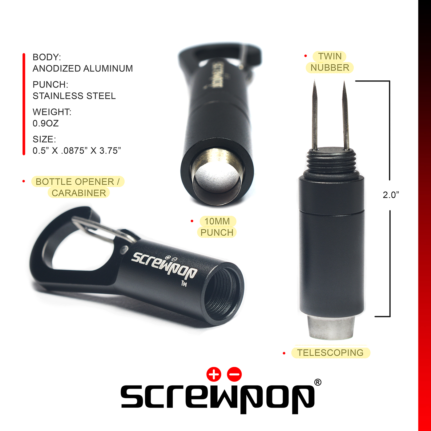 Screwpop Tool Introduces a Telescoping Cigar Punch 4.0 with Dual Twin ...