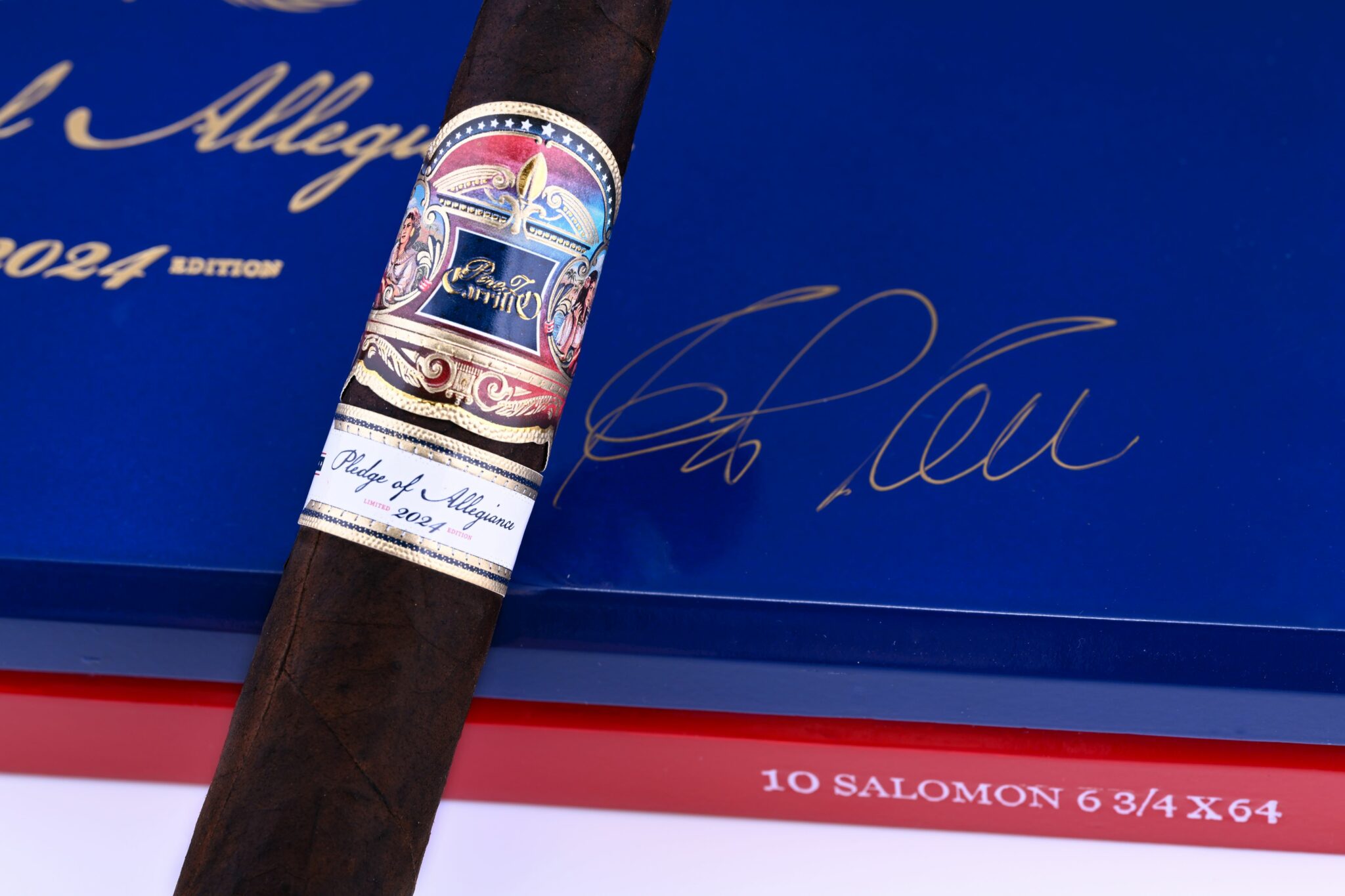 E.P. Carrillo Announces Pledge of Allegiance Salomon Cigar in ...