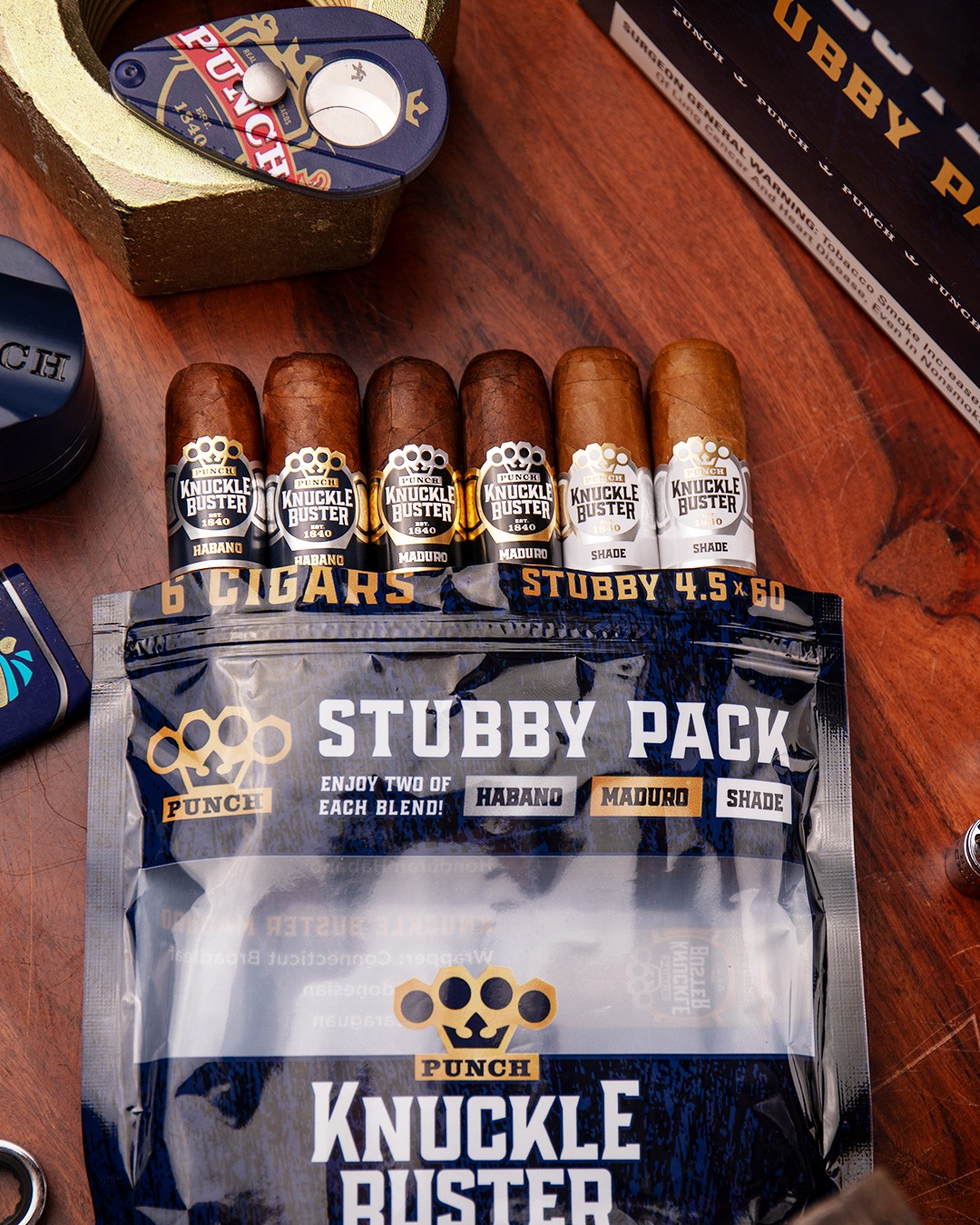 Punch Launches Knuckle Buster Stubby 6 Pack | Cigar Snob Magazine