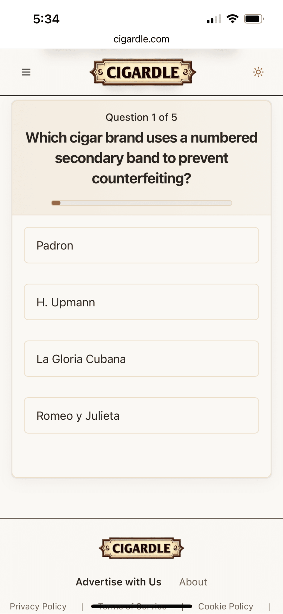 CigarPhone Launches Cigardle, the First Daily Trivia Game for Cigar ...