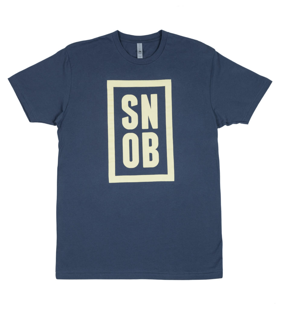 Cigar Snob T-Shirt in Blue - Gear - Shop | Cigar Snob Magazine